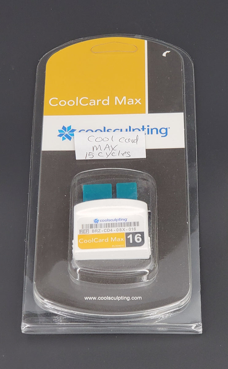 Coolsculpting CoolCard Max Card Gold 15 Cycles P/N BRZ-CD4-08X-016 Zel ...