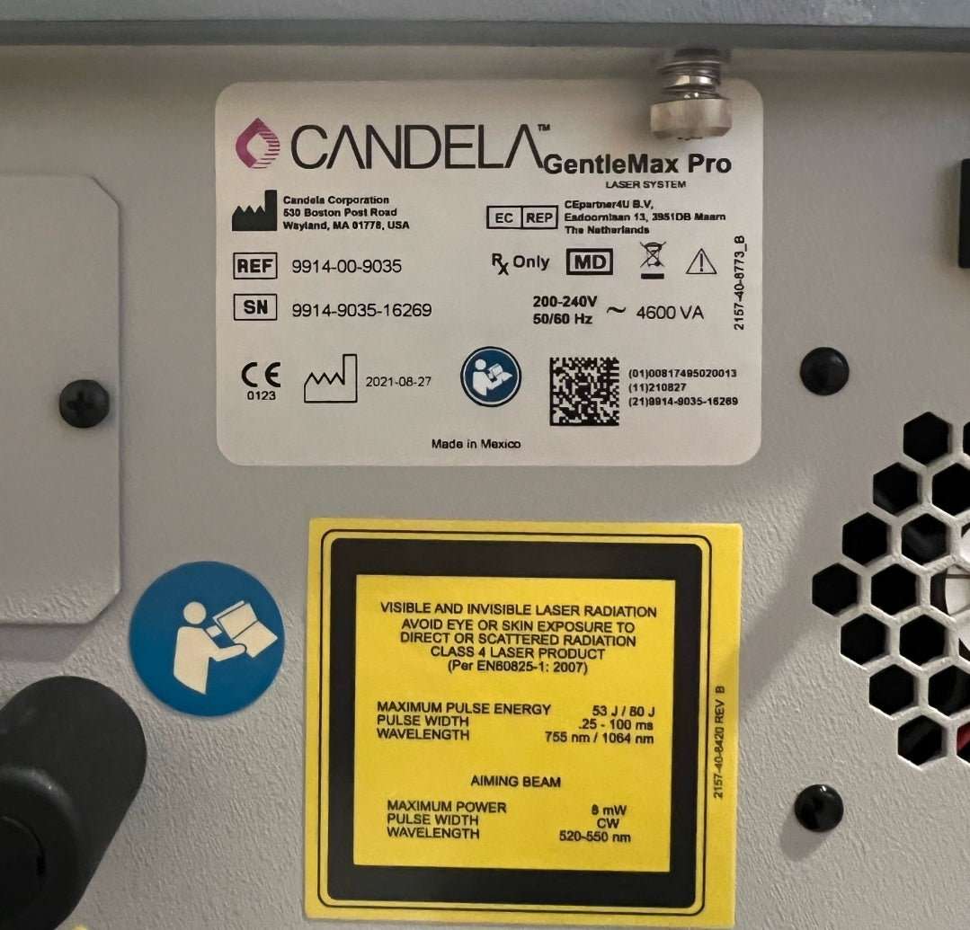 Candela Gmax Pro – Cosmetic Laser Exchange
